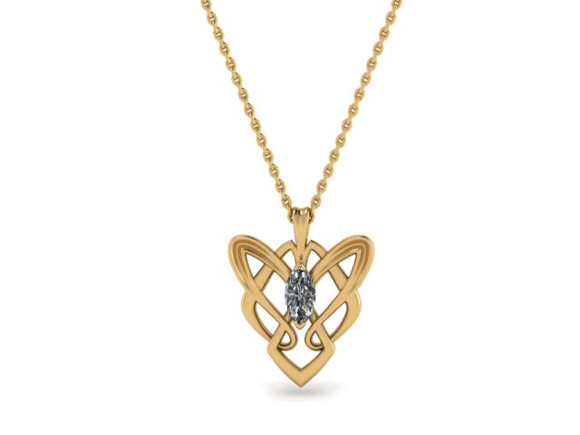 Arwen Pendant: Inspired LOTR, Middle-Earth Celtic Knot – Bostonian Jewelers