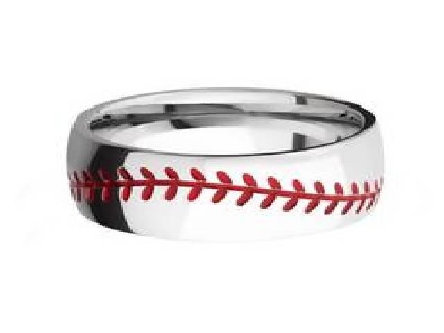 Baseball Band - Unique Wedding Band - Bostonian Jewelers