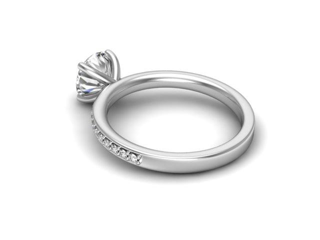 Classic Brighton Engagement Ring - Bostonian Designer Jewelry ...