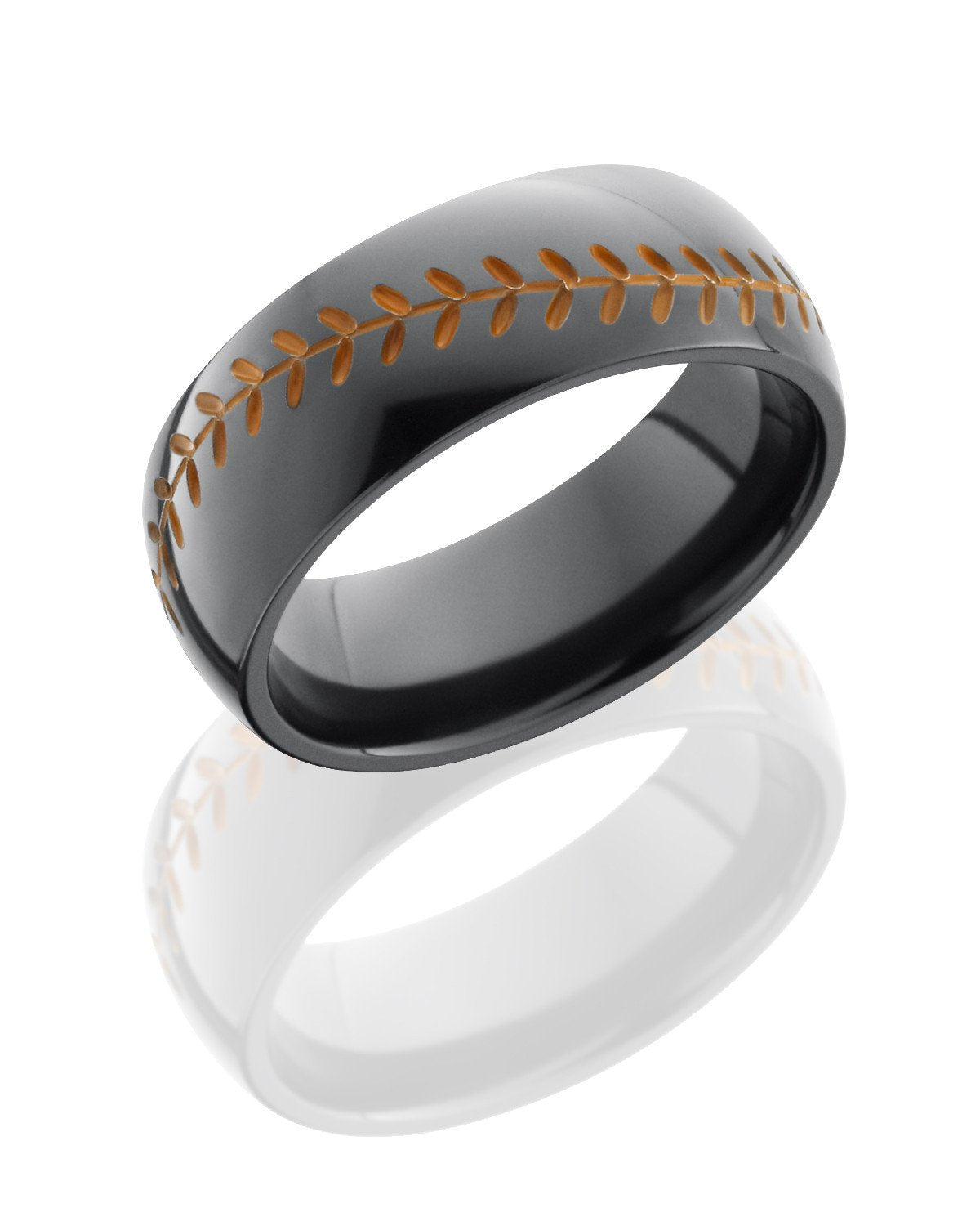 Baseball Band - Unique Wedding Band - Bostonian Jewelers